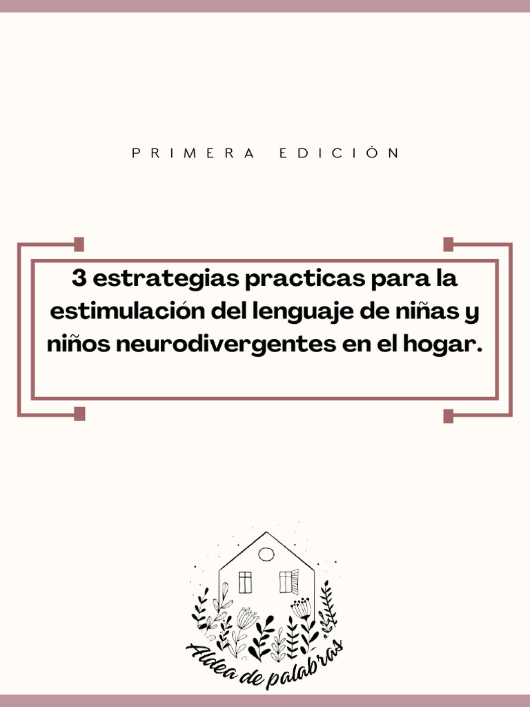 3 Estrategias para Estimular El Lenguaje en El Hogar | PDF | Salud y ...