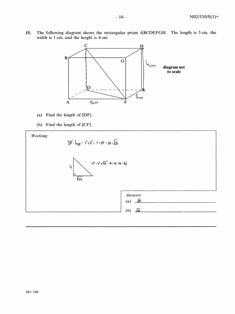 8.9.2 MATERIAL Trigonometry of Right Angle Triangle Applied To The ...