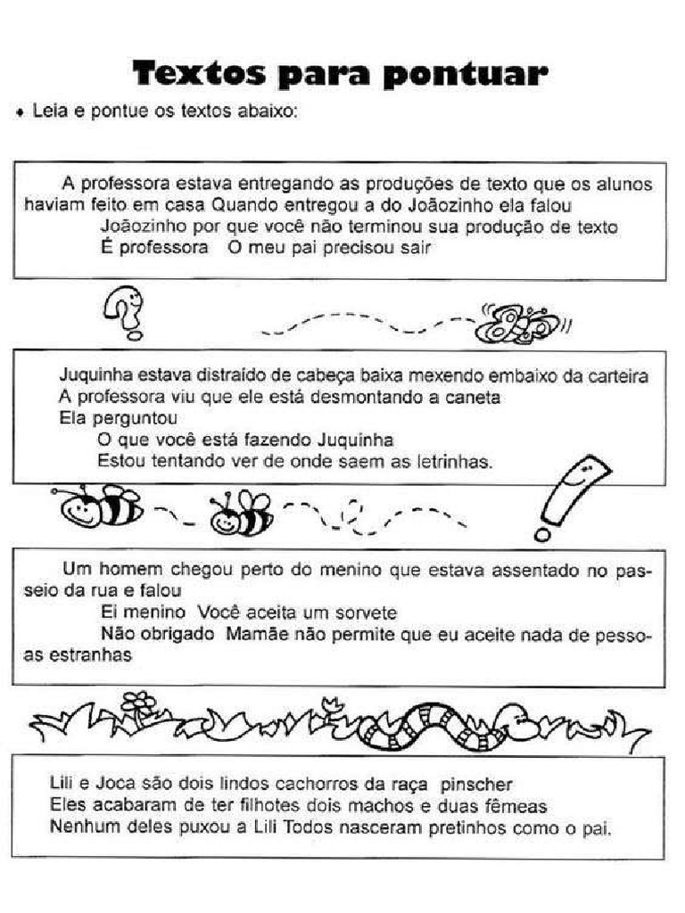 Texto para Pontuar | PDF