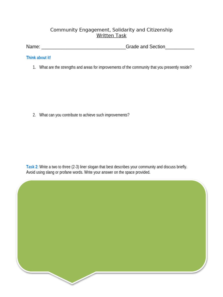 Community Engagement | PDF