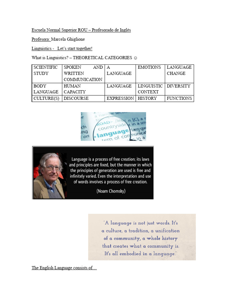 Introduction - Linguistics | PDF | Social Science