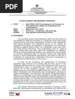 GSP-BSP School-Based Encampment Proposal | PDF | Scouting | Youth Movements