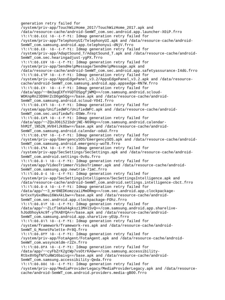 Lom Log | PDF | Android (Robot) | Computer File Formats