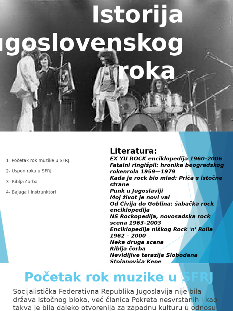 Istorija Jugoslovenskog Roka-Prezentacija | PDF