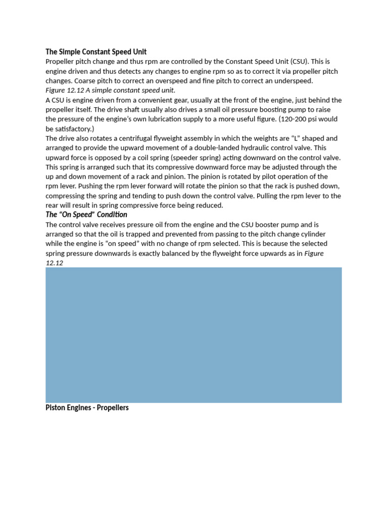The Simple Constant Speed Unit | PDF | Mechanical Engineering | Machines