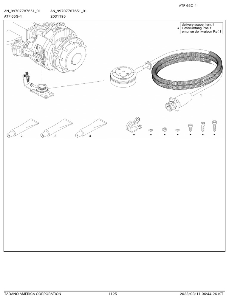 Axle Steering Angle Sensor | PDF