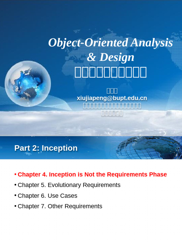 L03 Requirements Analysis (Ch04、05、07) | PDF | Use Case | System