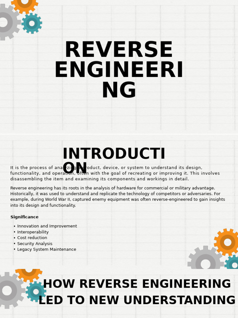 Reverse Engineering | PDF | Boeing B 29 Superfortress | Engineering