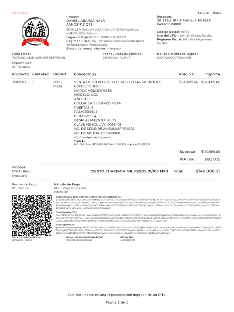 REFA GOL 2015 - Backup | PDF