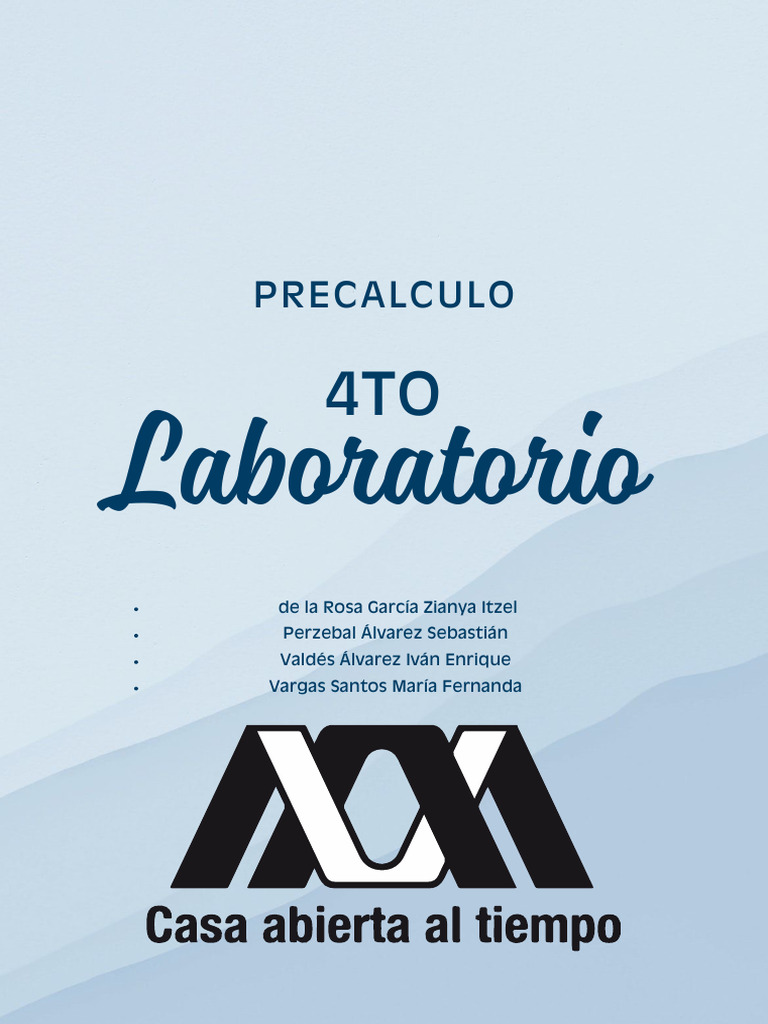 Laboratorio 4 Precalculo | PDF