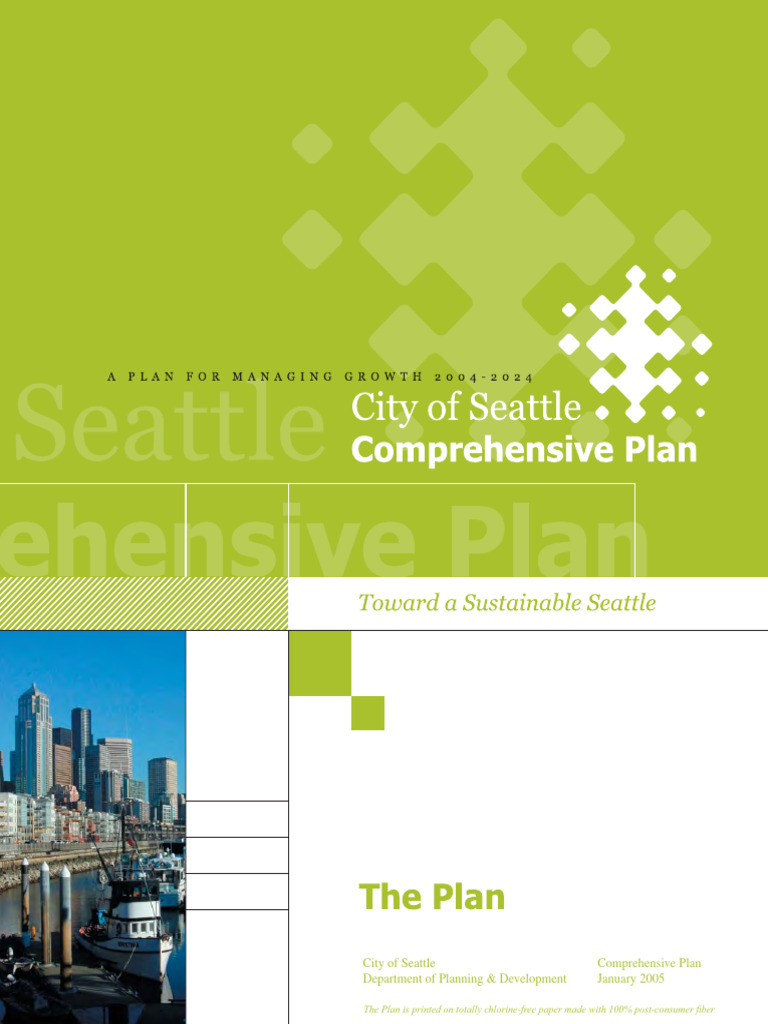 Seattle's 2005 Comprehensive Plan Overview | PDF | Sustainability | Policy