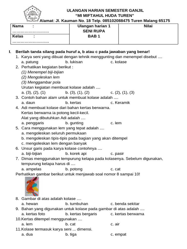 Seni Rupa BAB 1 SMT II | PDF