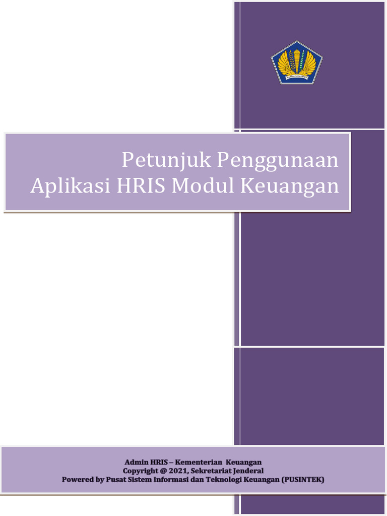 User Manual HRIS Modul Keuangan v2 | PDF | Bisnis | Pengelolaan Keuangan & Uang