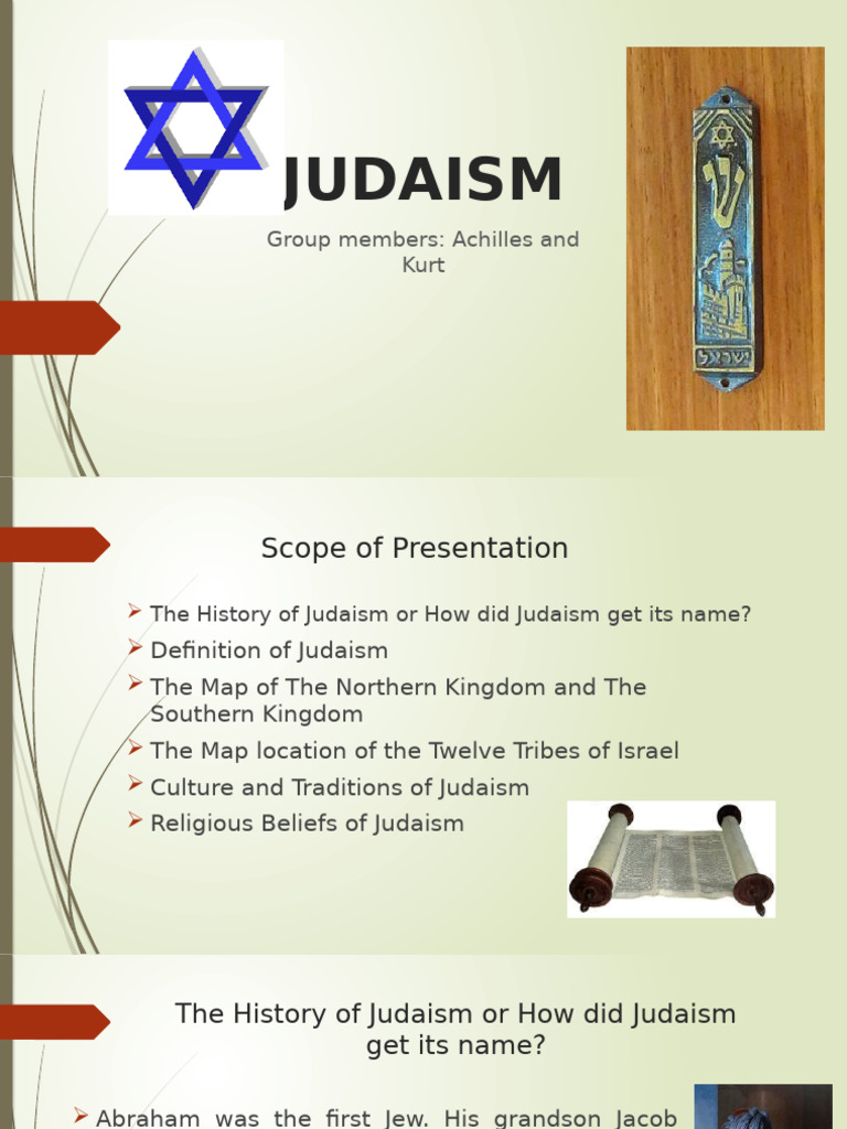 Overview of Judaism: History & Beliefs | PDF | Hebrew Bible | Kingdom ...