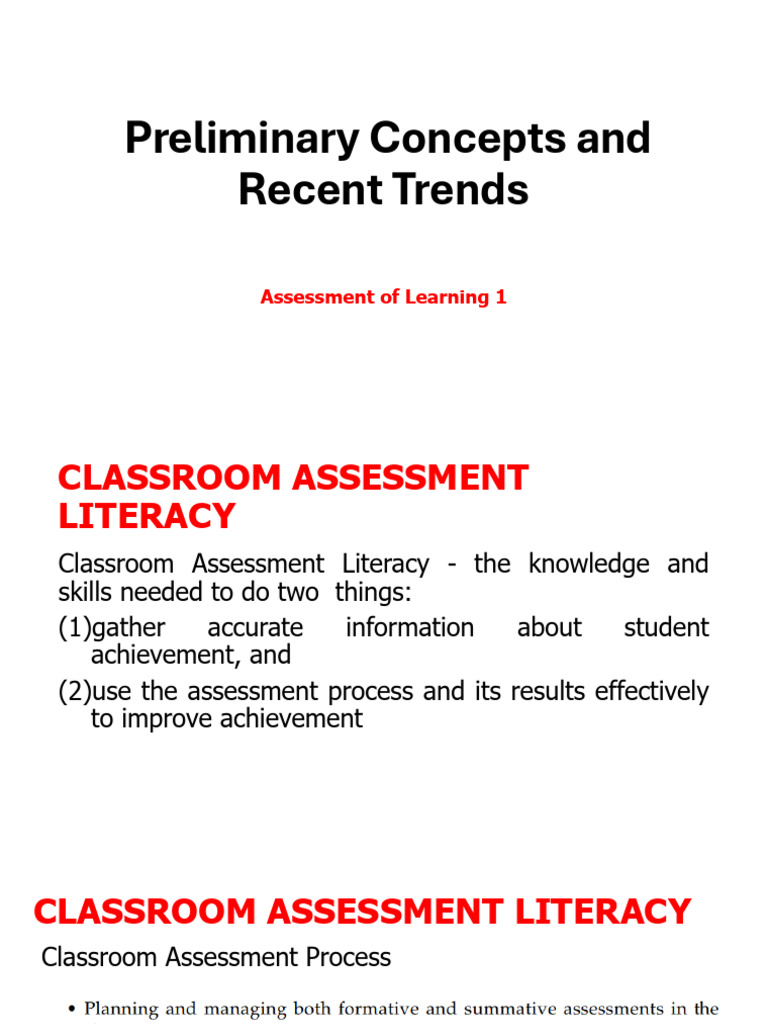 Lesson 1 Preliminary Concepts and Recent Trends | PDF | Educational ...