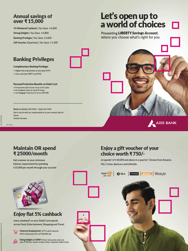 Liberty Leaflet | PDF | Credit Card | Debit Card