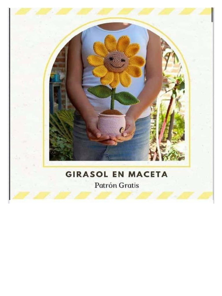 Flor Girasol en Maceta | PDF