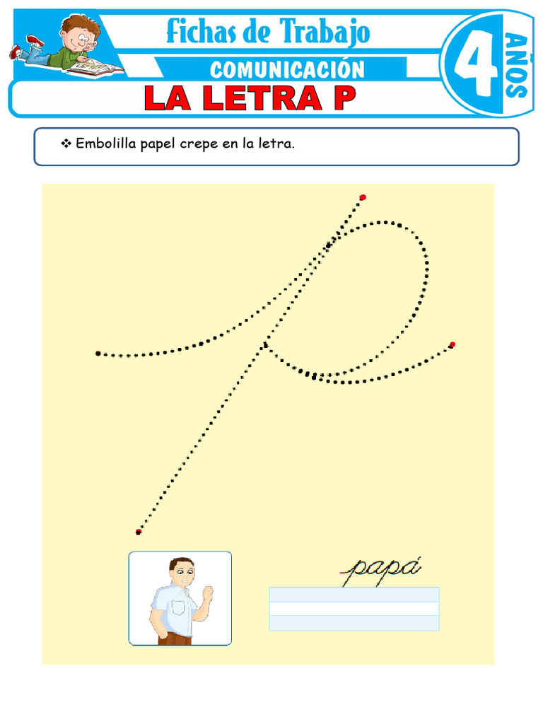 Actividades para aprender la letra P | PDF
