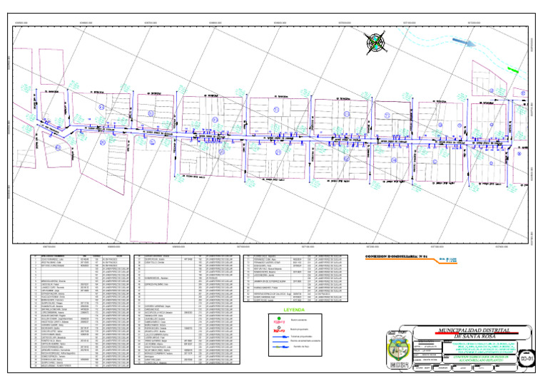 Plano Conexiones Domiciliaria Sal A1 | PDF