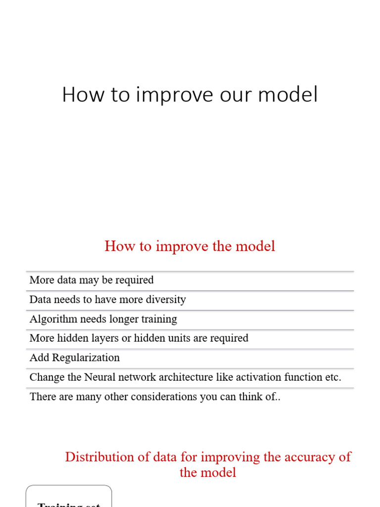 How To Improve Model | PDF | Applied Mathematics | Machine Learning