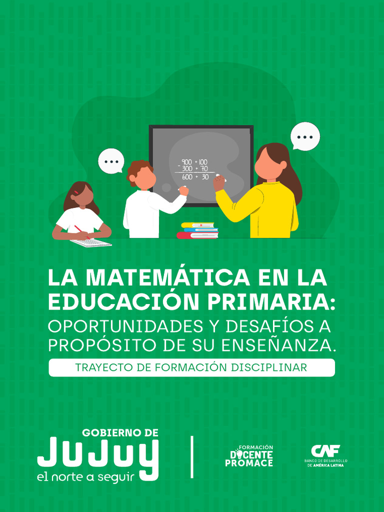 PDF Presentación Matemática | PDF | Enseñando | Educación primaria