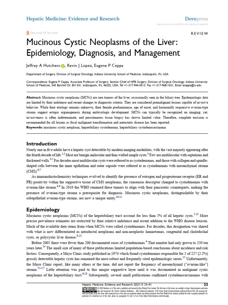Hmer 15 33 | PDF | Neoplasms | Epithelium