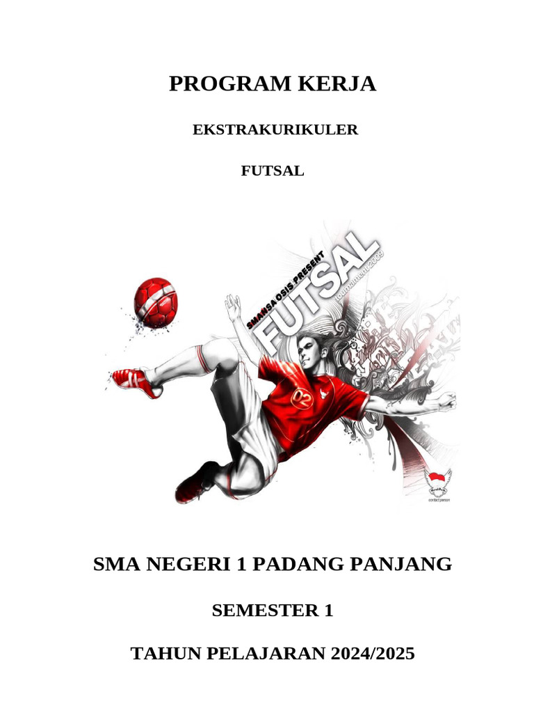 Program Kerja Futsal Semester 1 2024-2025 | PDF