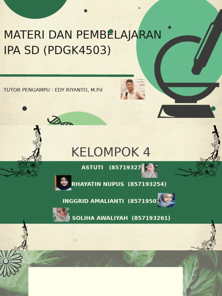 Modul 3 Ipa (Klasifikasi Makhluk Hidup) Kelompok 4 | PDF