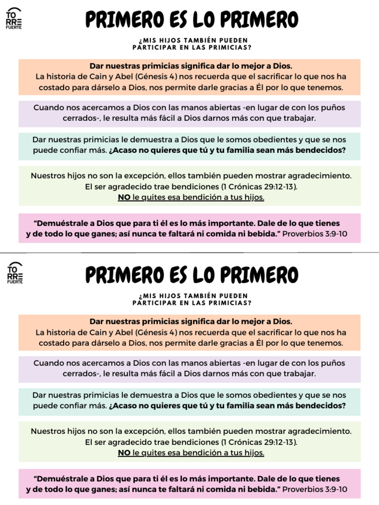Primicias | PDF