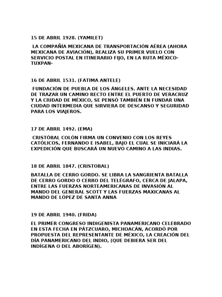 Efemerides Rev Abril 2024 | PDF