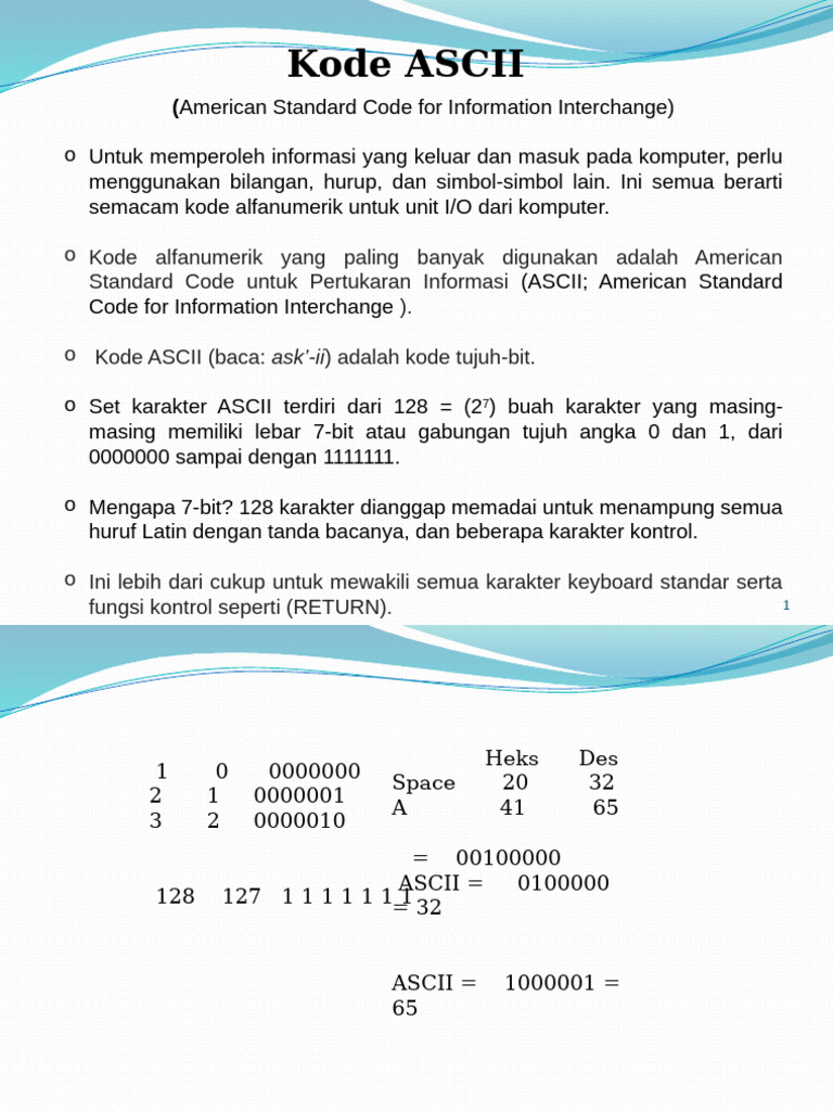 Kode ASCII | PDF