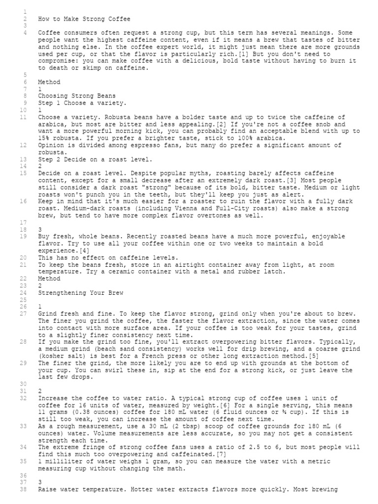 Coffee | PDF | Coffee | Drink