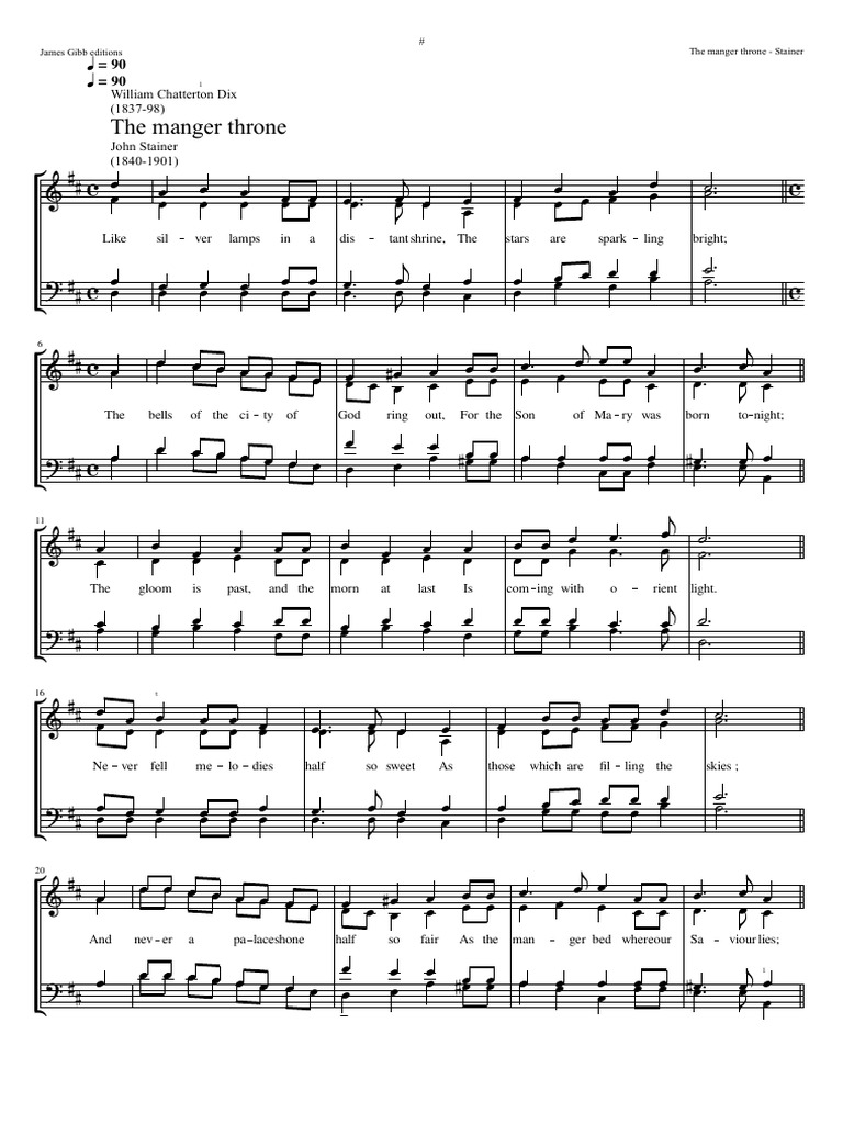 The Manger Throne Lyrics Analysis | PDF
