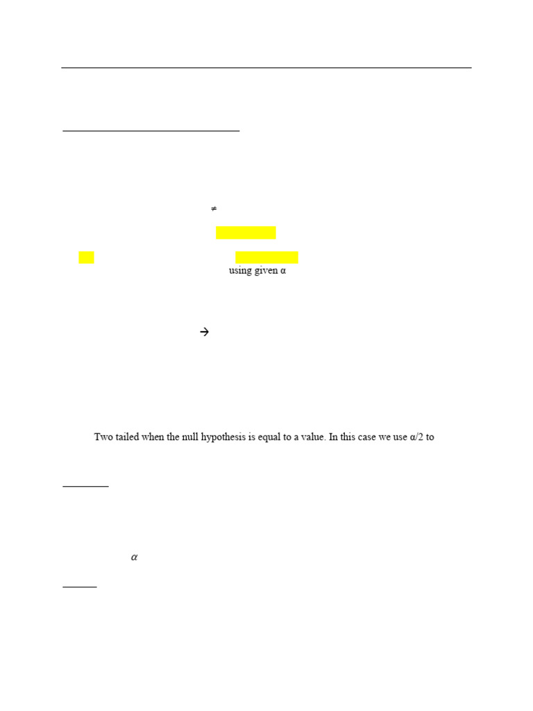 Hypothesis Testing Steps and Examples | PDF | Statistical Hypothesis ...
