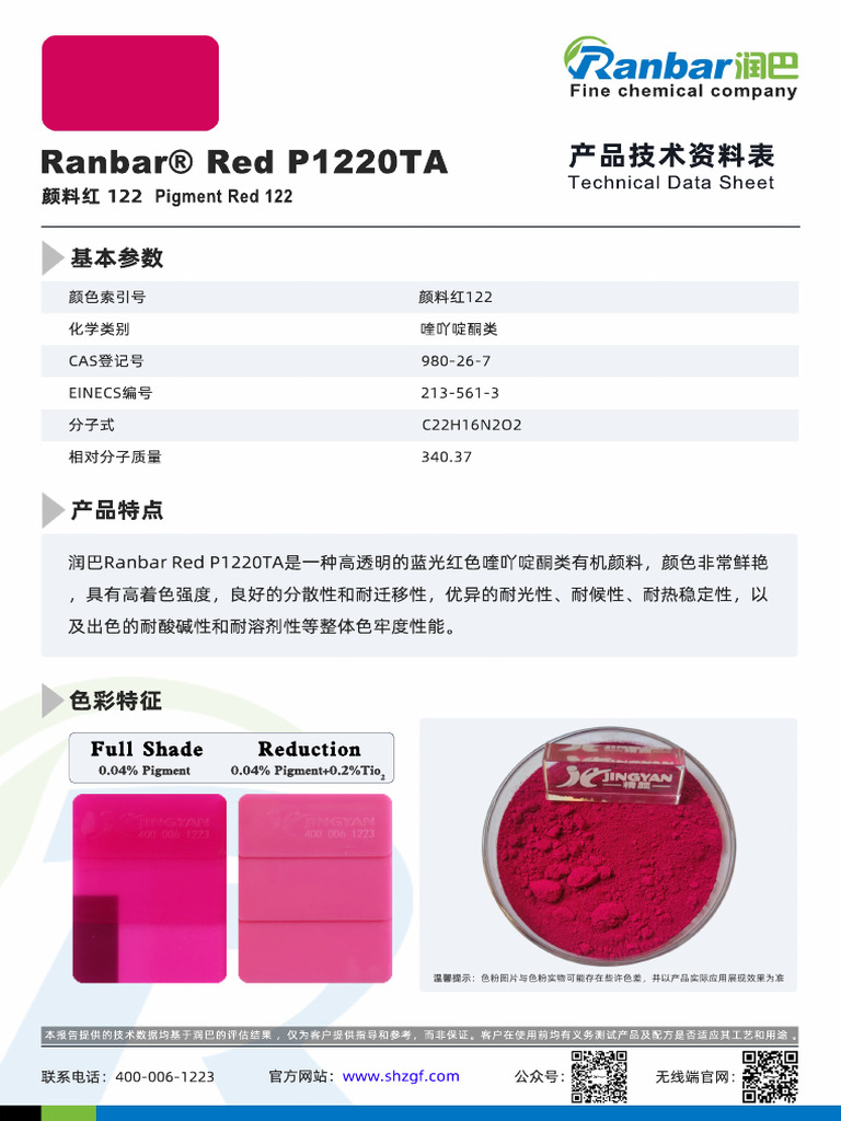 Ranbar P1220TA-TDS | PDF