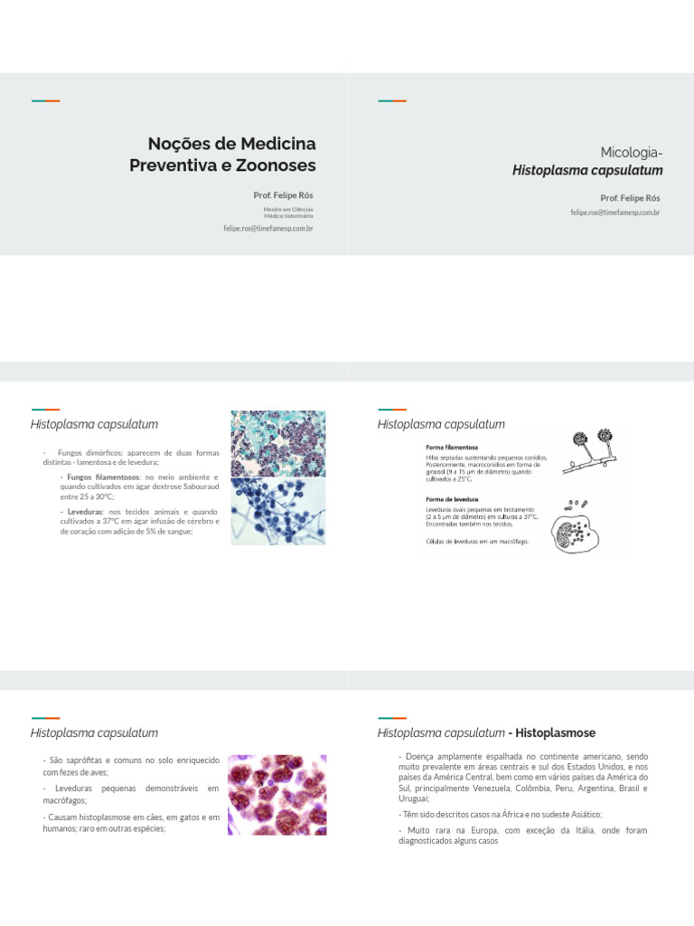 Histoplasmose e Criptococose | PDF | Remédio | Medicina Clínica