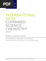 AQA GCSE Chemistry Specification Overview | PDF | Mole (Unit ...