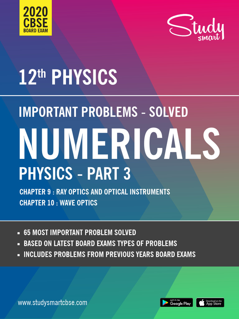Numericals - Part 3 | PDF | Diffraction | Electromagnetic Radiation
