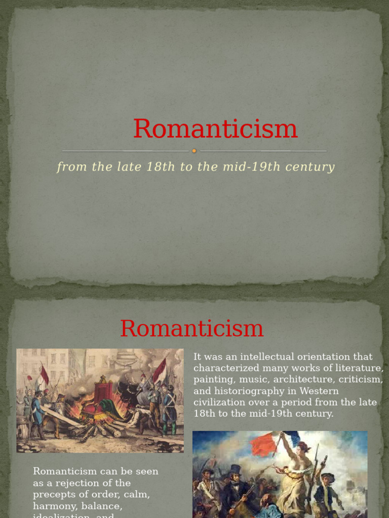 Romanticism | PDF | Linguistics | Human Communication