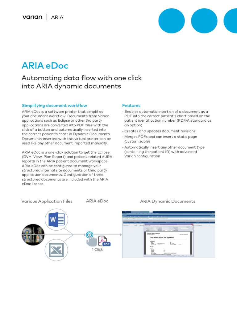 ARIAeDoc ProductBrief RAD10434C April2020 | PDF | Software | Computing