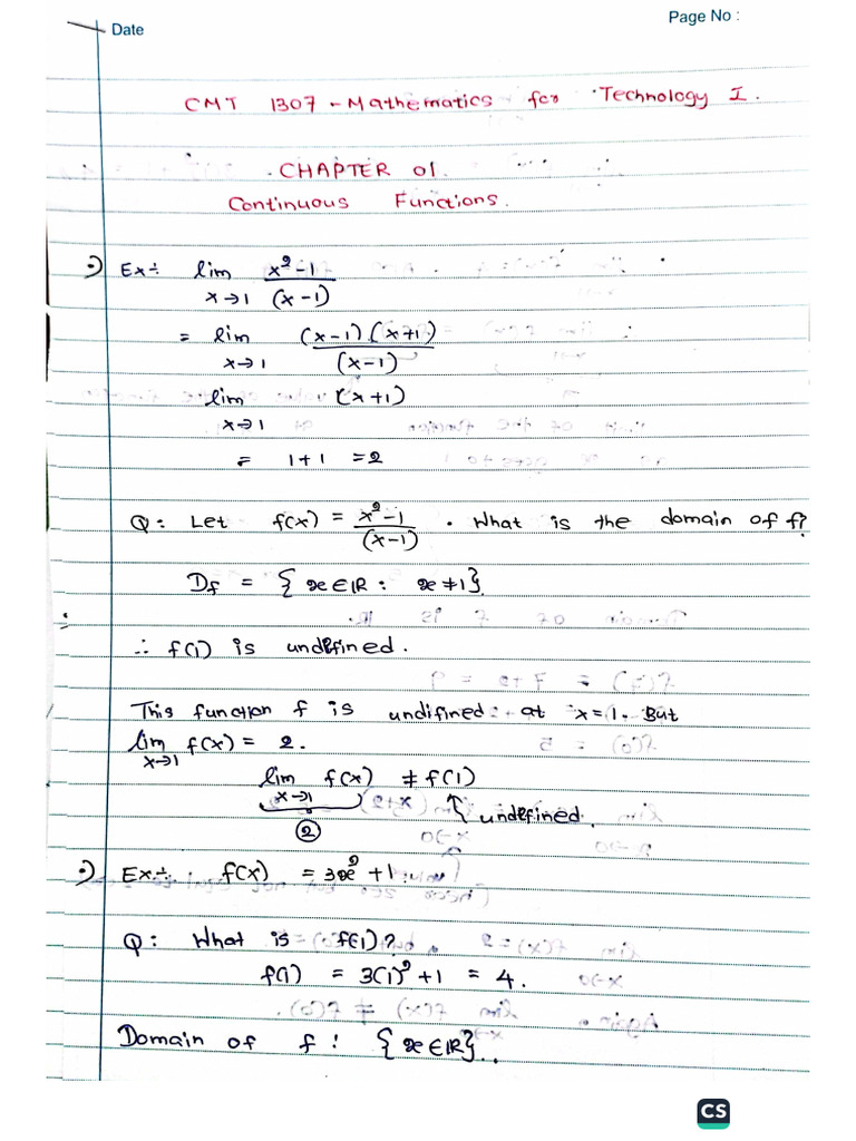 Continuous Functions | PDF