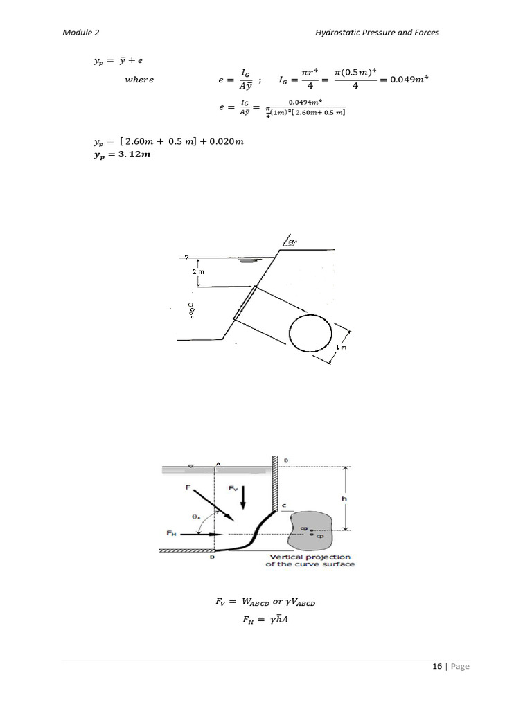 MODULE 2 - Hydraulics (Revised) - 16-19 | PDF | Pressure | Force