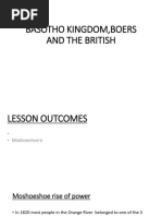 History - Gr10 - Rise of The Basothu Under Moshoeshoe | PDF | Orange ...
