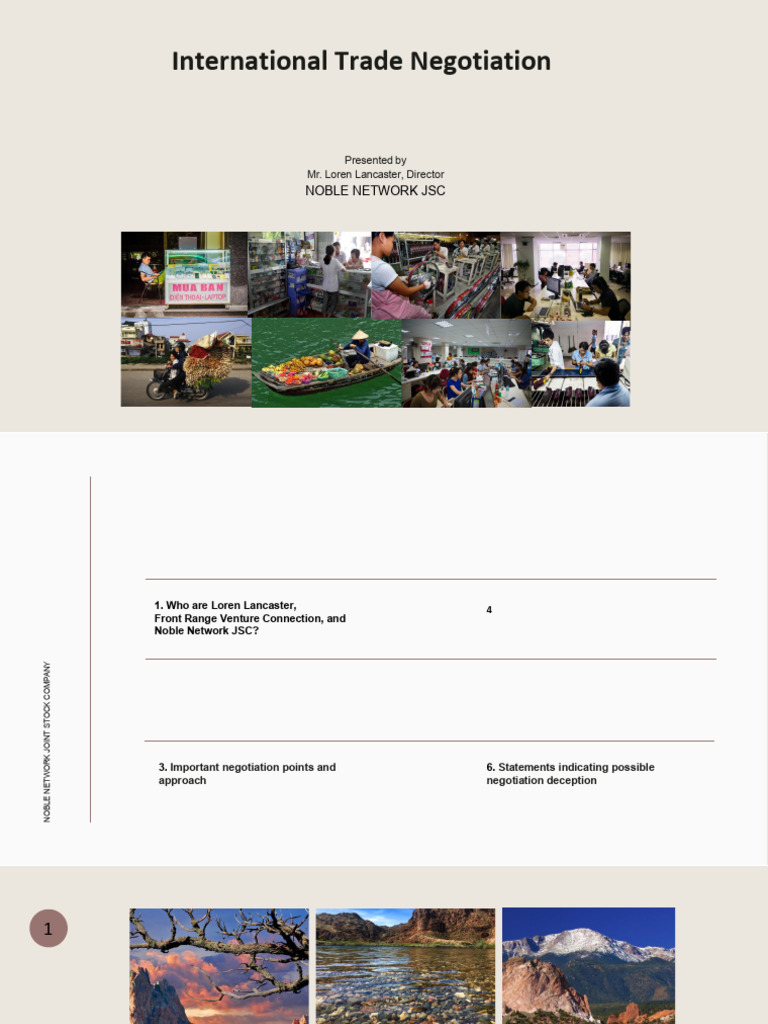 Linh International Trade Negotiation. Learn To Be The Power Behind Big International Trade Deals ...