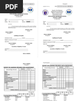 Student Report Card SF9 Template | PDF