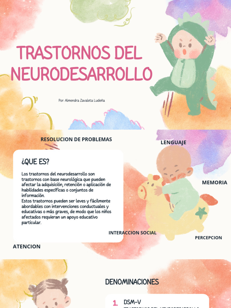 Trastornos Del Neurodesarrollo | PDF | Discapacidad intelectual | Sicología