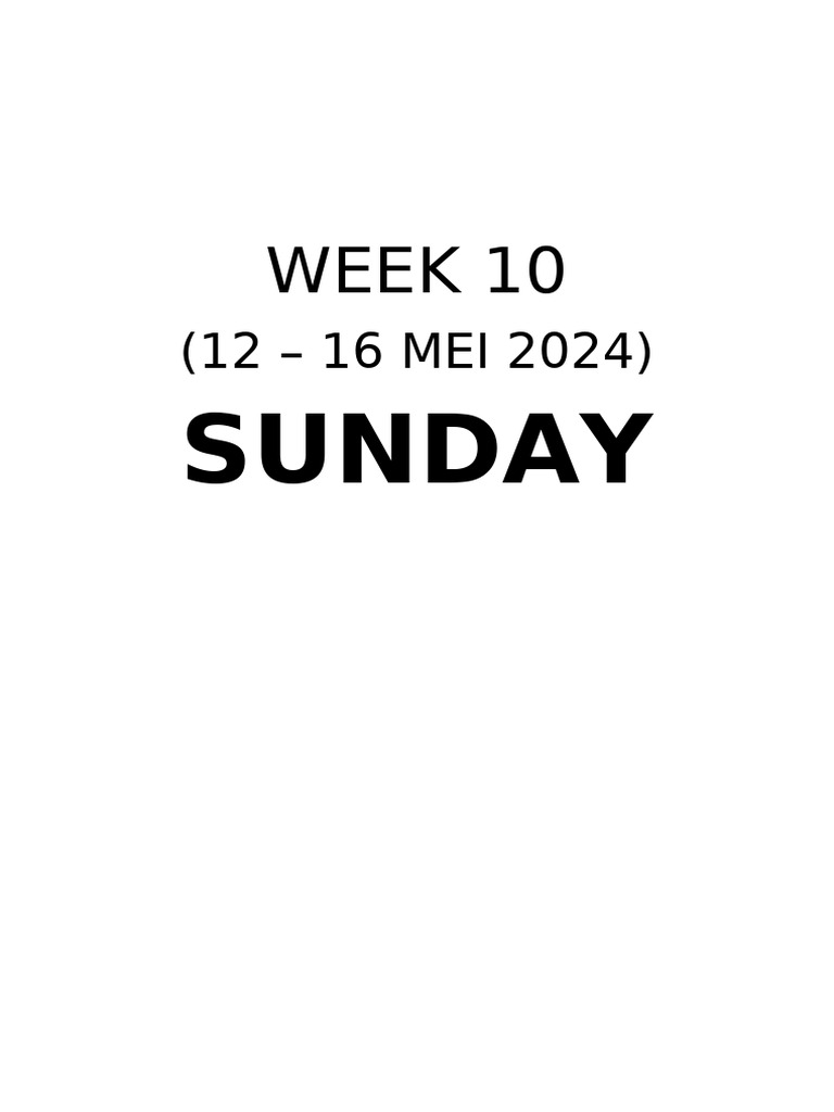 Week 10 English Language Lesson Plans | PDF | Teachers | Reading ...