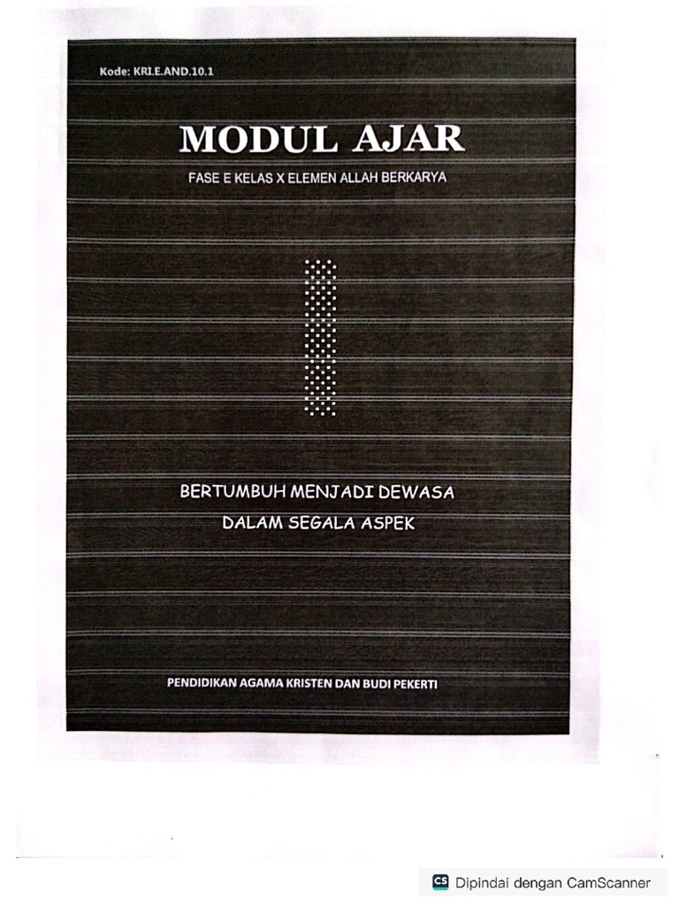 Modul Ajar PAK Bulan Juli | PDF