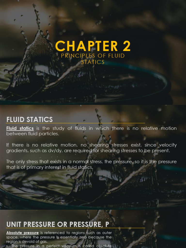 Hydrostatics Principles at UFABC | PDF | Pressure Measurement | Pressure