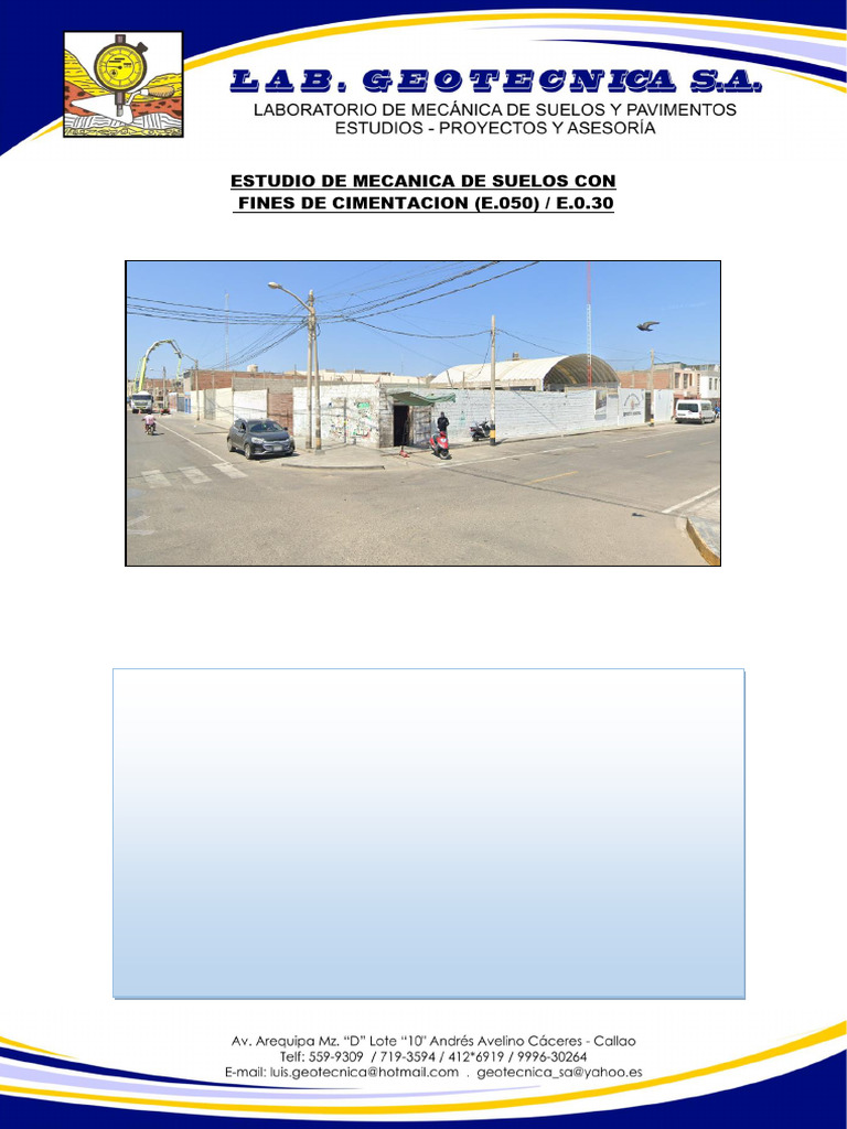 EMS Marcona Ica | PDF | Fundación (Ingeniería) | Suelo